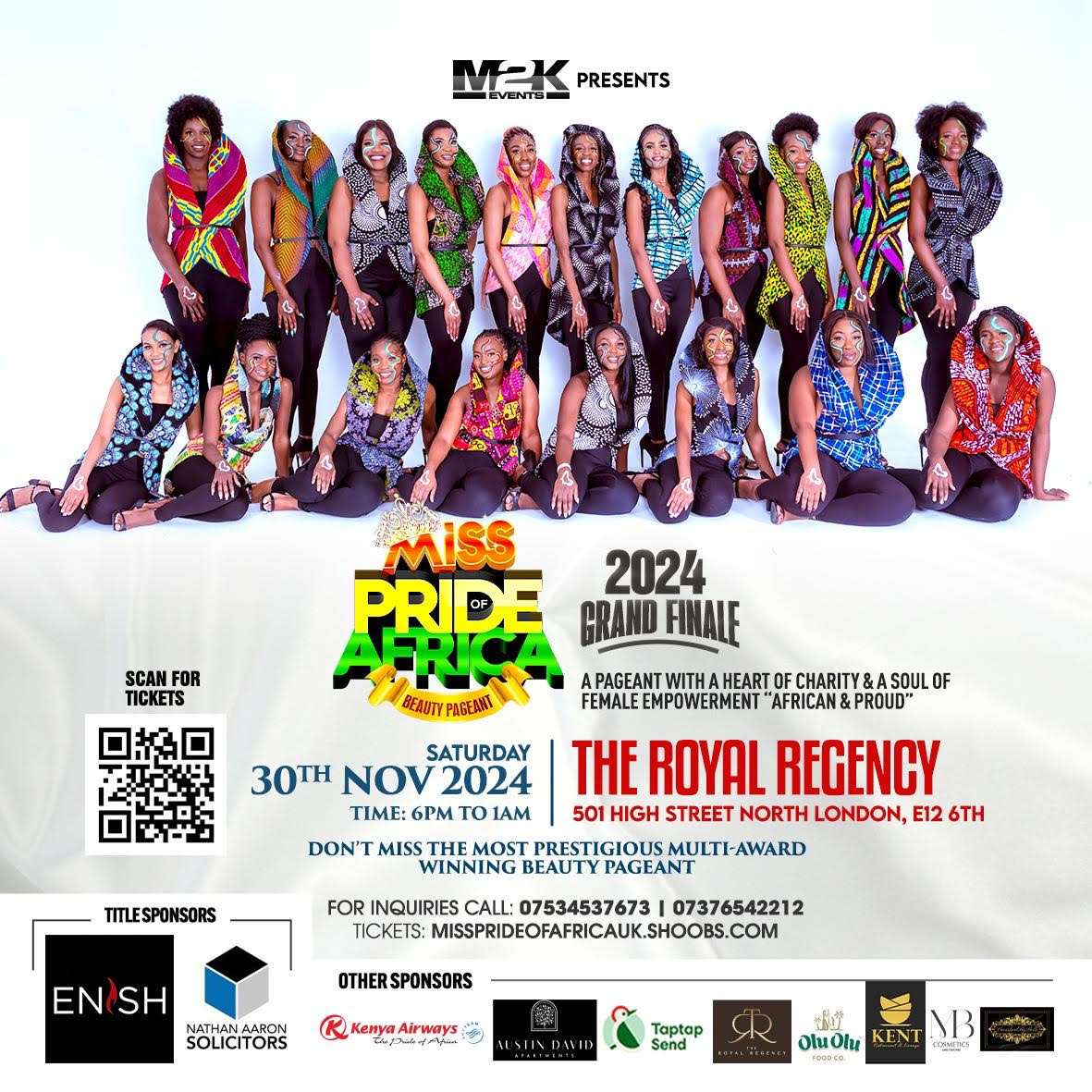 Miss Pride of Africa UK 2024 Finalists - Miss Pride Of Africa UK